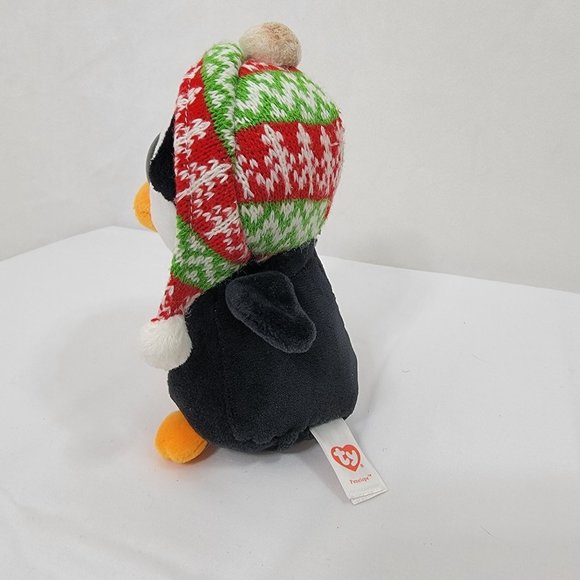 Ty | Toys | Ty Beanie Boo Penelope Penguin 6 Plush In Winter Hat Needs ...